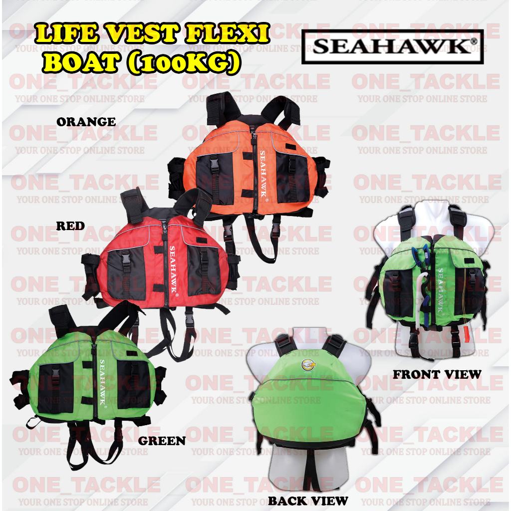Seahawk life vest flexi boat ( 100kg ) Kayak Buoyancy Aid | Shopee Malaysia