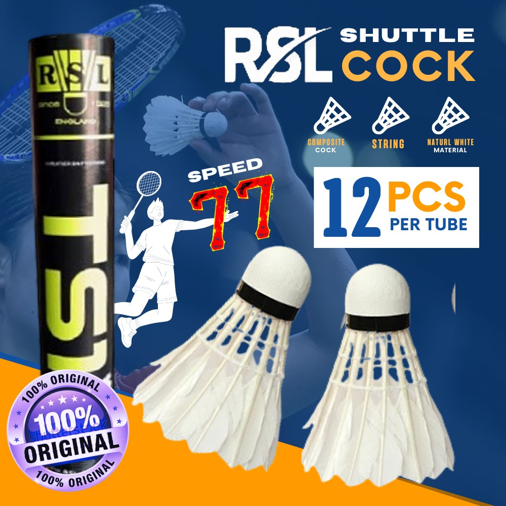 Shuttlecock Badminton Bulutangkis Traning bola badminton speed 77 RSL TS-1 shuttle | Shopee Malaysia