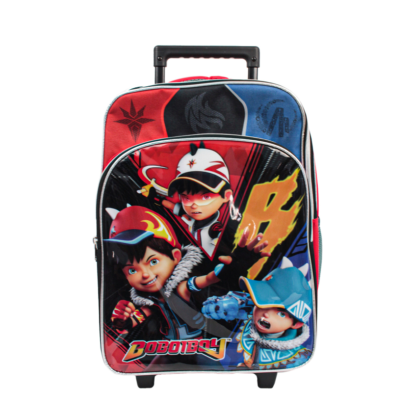 New! Boboiboy Fusion Frostfire Supra Solar Primary School Trolley Bag ...