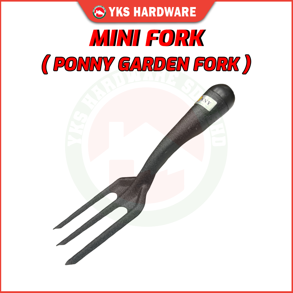 Ponny Gardening Mini Fork - Matte Fork/Stainless Steel Forkl/Textured ...