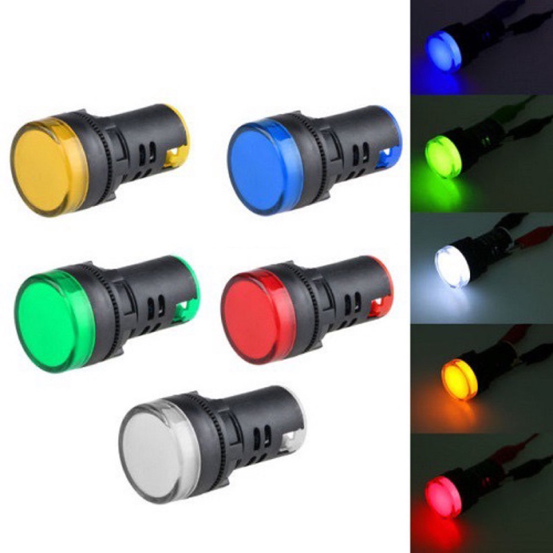 LED Pilot lamp AC 240V LED Pilot Panel Indicator Light | Shopee Malaysia