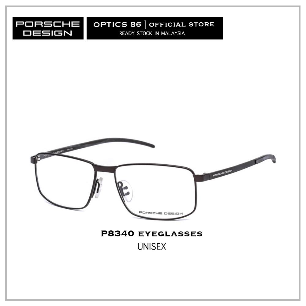 Porsche Design P8340 Black Carbon Fiber Malaysia eyewear optical frame ...