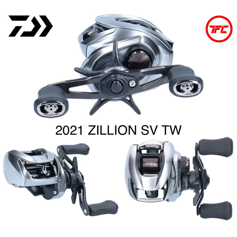 2021 DAIWA Zillion SV TW 1000PL / 1000L / 1000HL / 1000XHL Baitcasting Reel Baitcast BC 21 ...