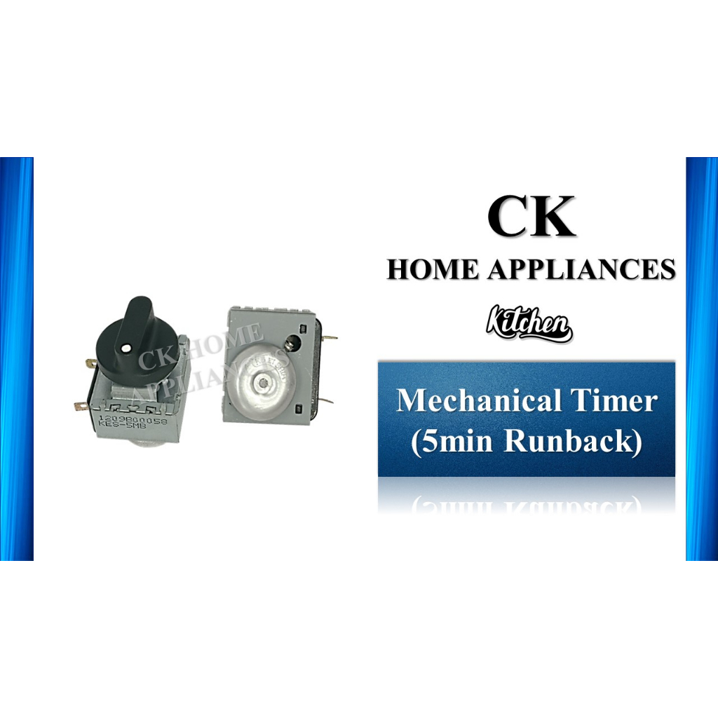 [READY STOCK] Mechanical Timer & Knob (5min Runback) | Shopee Malaysia