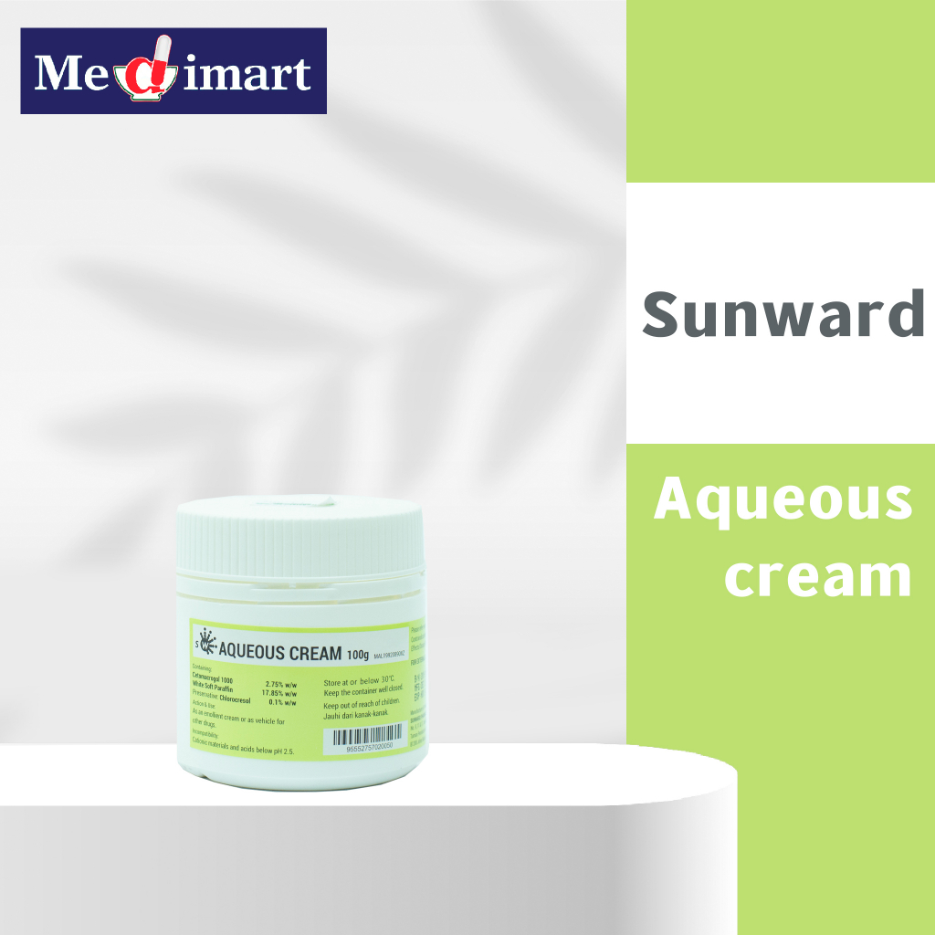 Sunward Aqueous Cream 100g | Shopee Malaysia