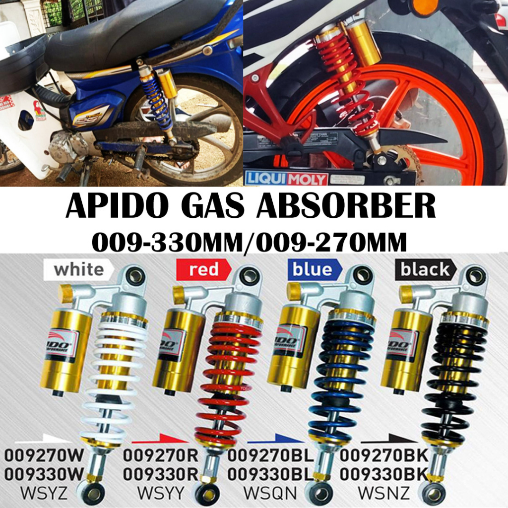 APIDO Adjustable Racing Gas Tank Absorber 270MM 330MM | Shopee Malaysia