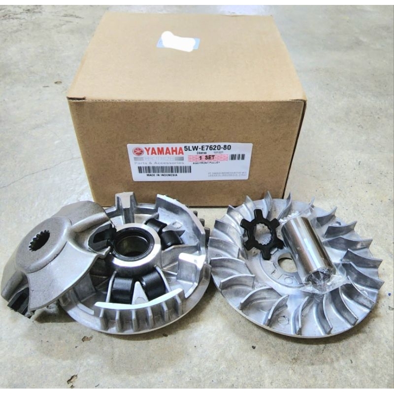 PULLEY SET YAMAHA EGO/EGOS/NOUVO/NOUVO S(front + rear +v belt)GRADE A | Shopee Malaysia