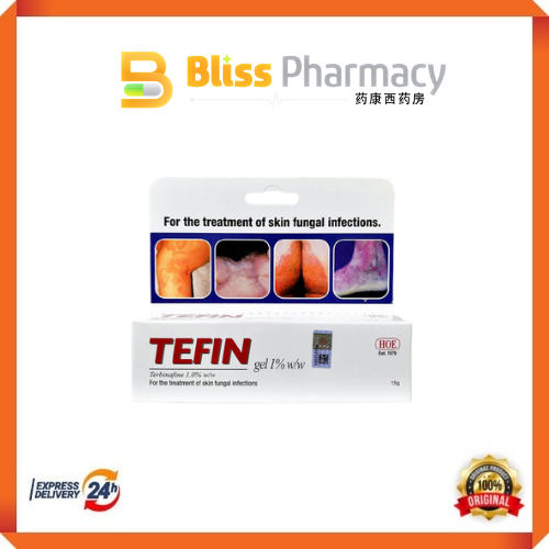 Tefin gel Terbinafine 1% 15g | Shopee Malaysia