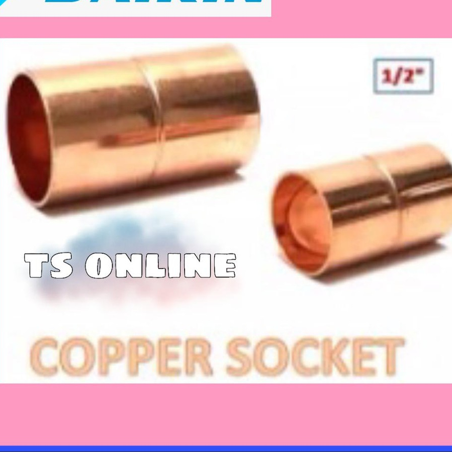 Copper Socket Joint 1/2" (2pcs) | Shopee Malaysia