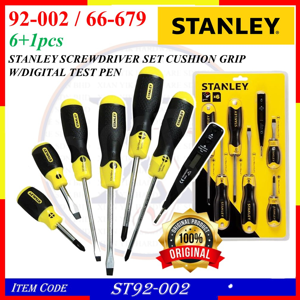 ST92-002 66-679 STANLEY STMT66679 6PCS CUSHION GRIP MAGNETIC TIP ...