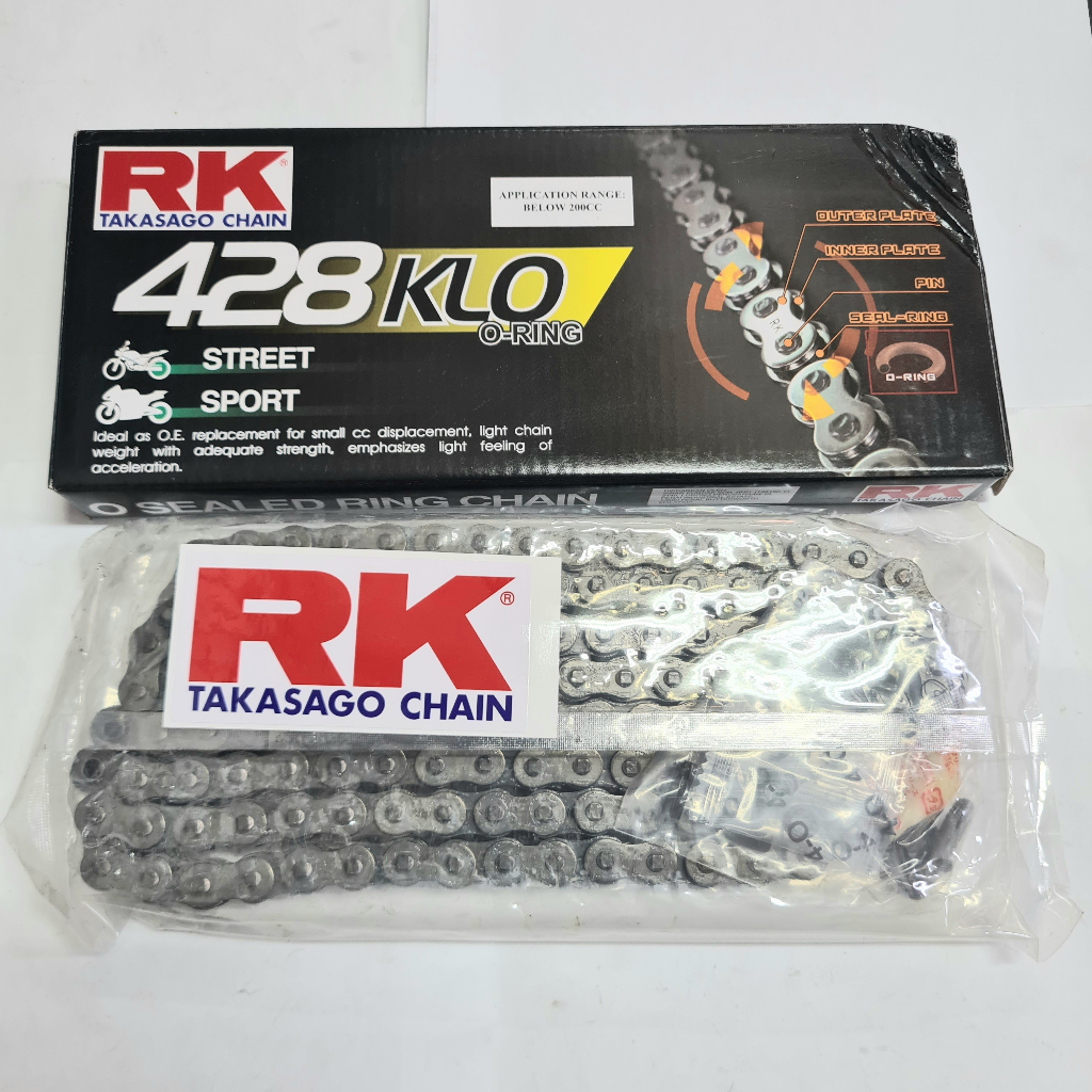 MOTOR MOTORCYCLE CHAIN RANTAI MOTOR 428 KLO 122L 132L RK ORING O RING ...