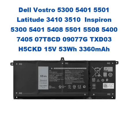 Dell TXD03 H5CKD Vostro 5300 5401 5501 Latitude 3410 3510 Inspiron 5300 ...