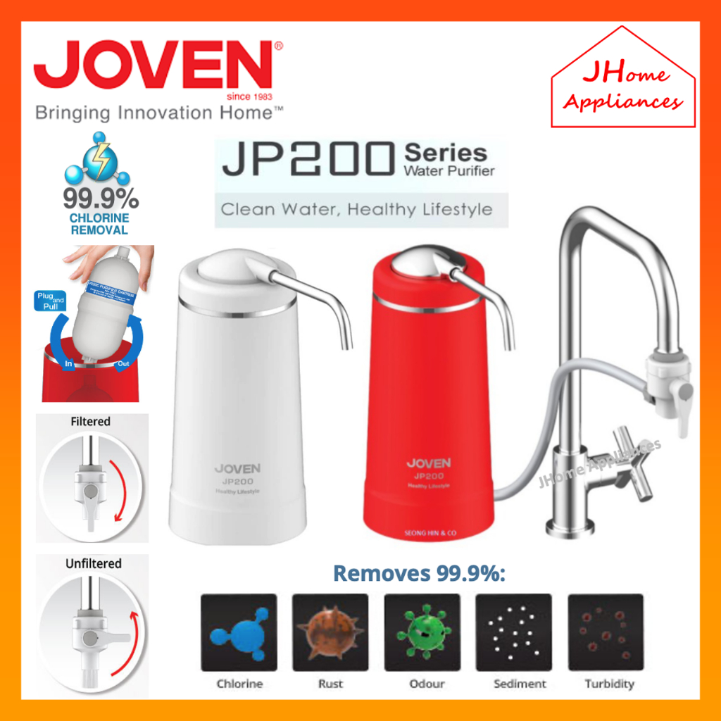 [FREE SHIPPING] JOVEN WATER PURIFIER / FILTER JP200 (RED & WHITE) | Shopee Malaysia