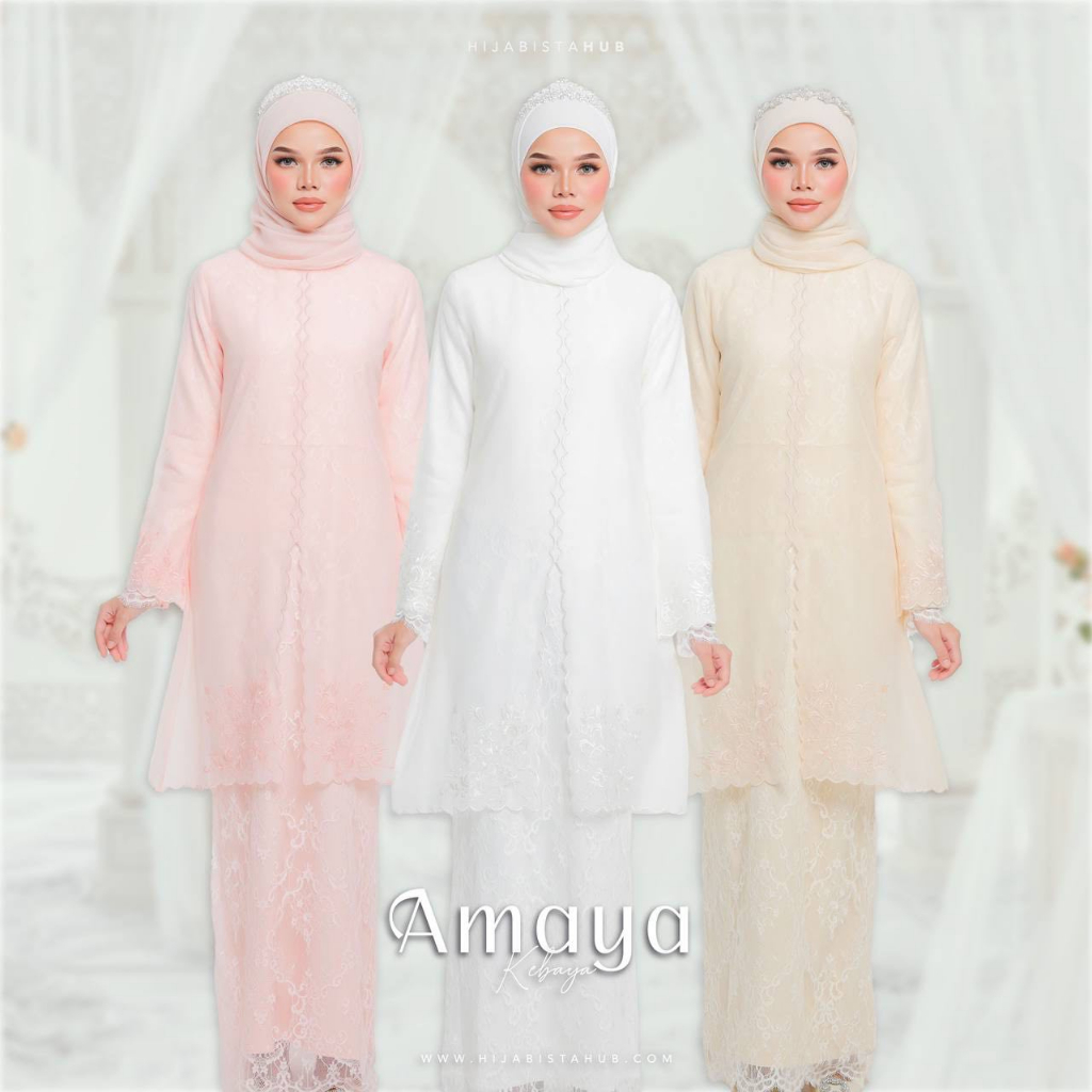 HIJABISTAHUB AMAYA KEBAYA BRIDE SERIES (HH) | Shopee Malaysia