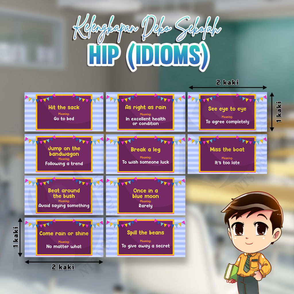 🌻READY DESIGN🌻 SET BANNER ENGLISH - IDIOMS / HIP / HIGHLY IMMERSIVE ...