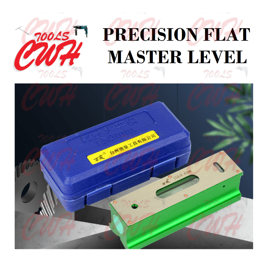 PRC PRECISION FLAT MASTER LEVEL MEASURE MEASURING MEASUREMENT BOX BAR ...
