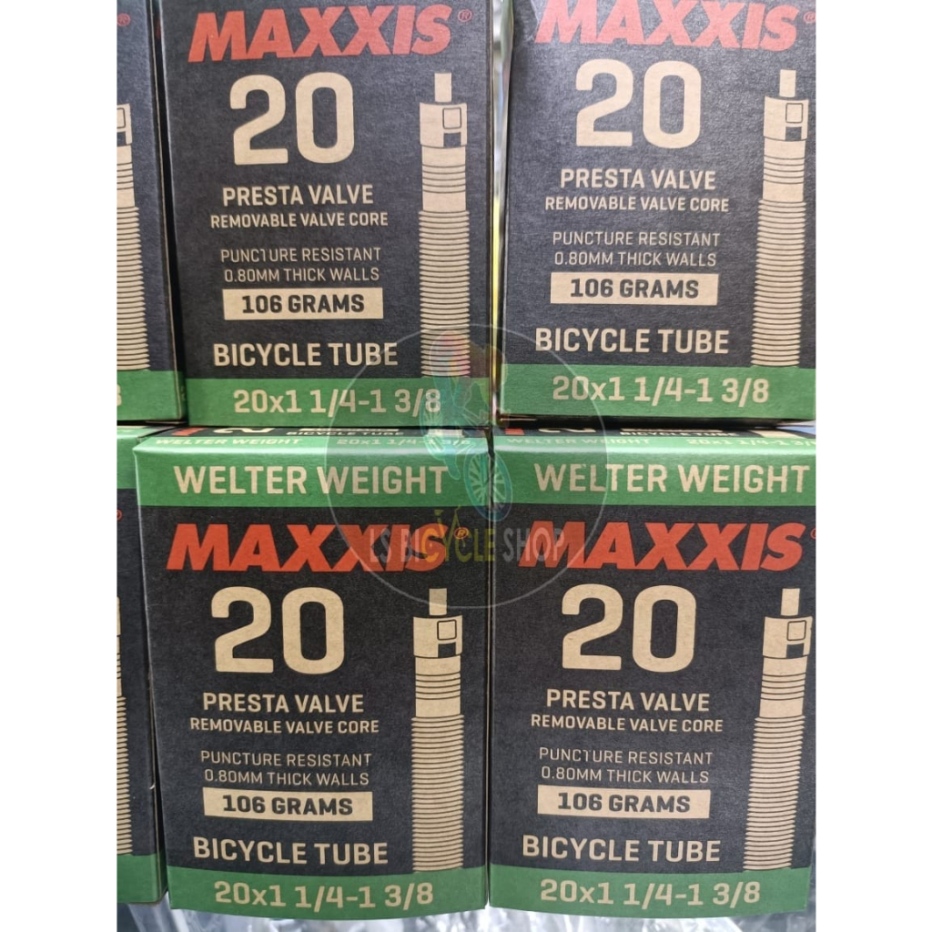 [MADE IN TAIWAN] ORIGINAL MAXXIS INNER TUBE 20X1 1/4 - 1 3/8 FV48MM FOR ...