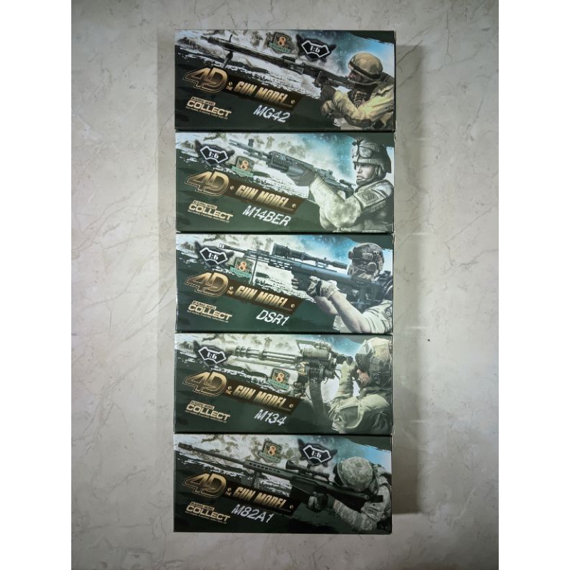 4D Gun Model - set of 5 | Shopee Malaysia