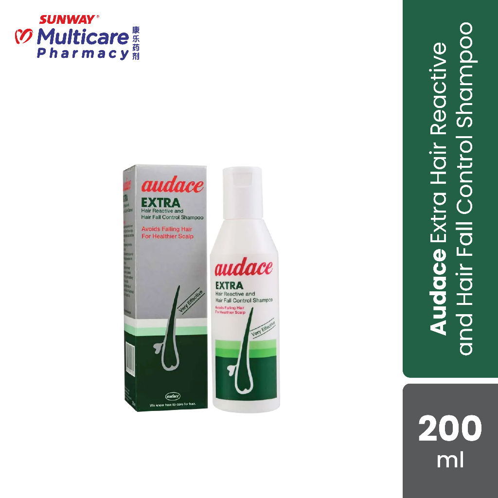 Audace Ex Hair Reactive & Hair Fall Control Shampoo (200ml) | Shopee ...