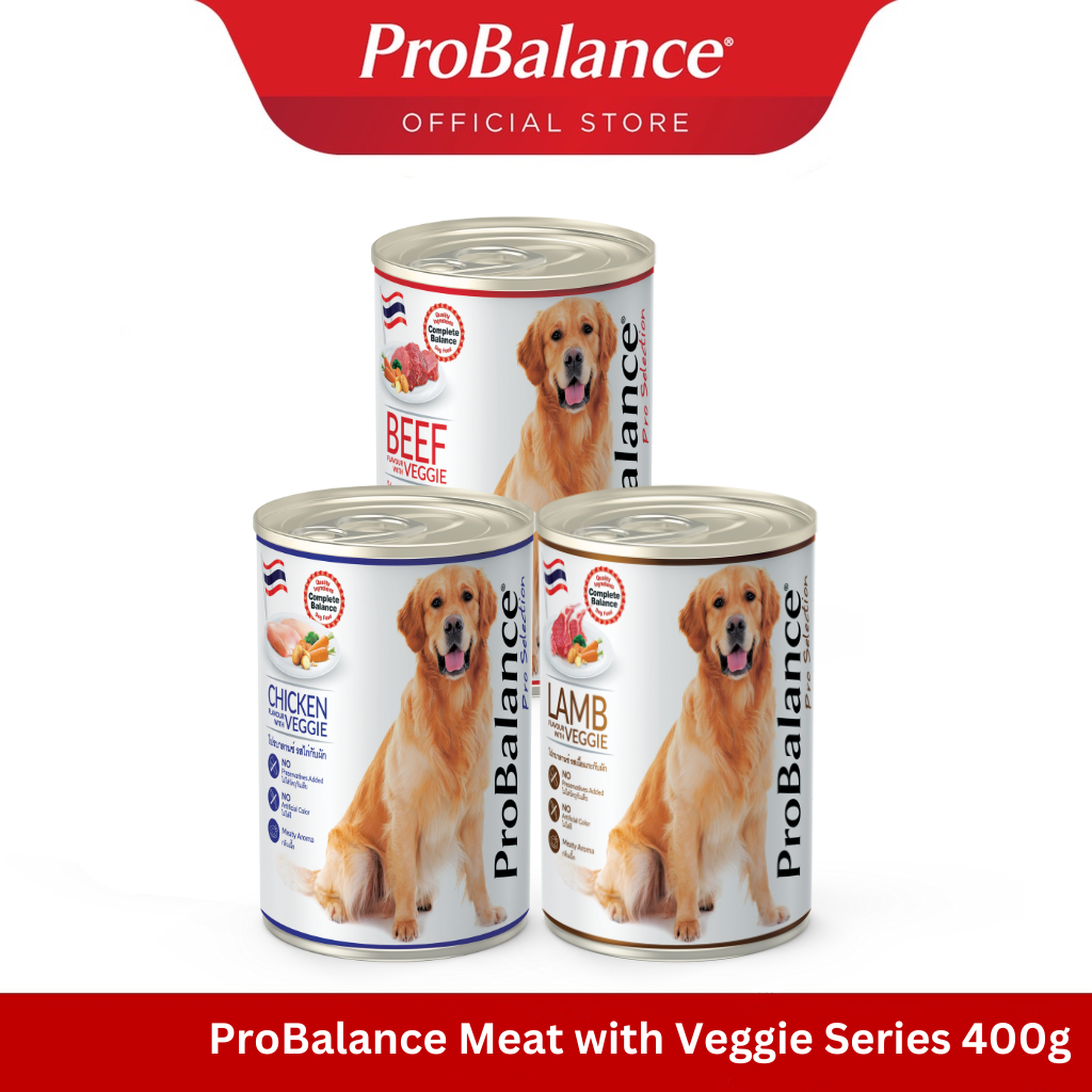 ProBalance Pro Selection Adult Wet Dog Food (400g x 1 Can) | Shopee ...