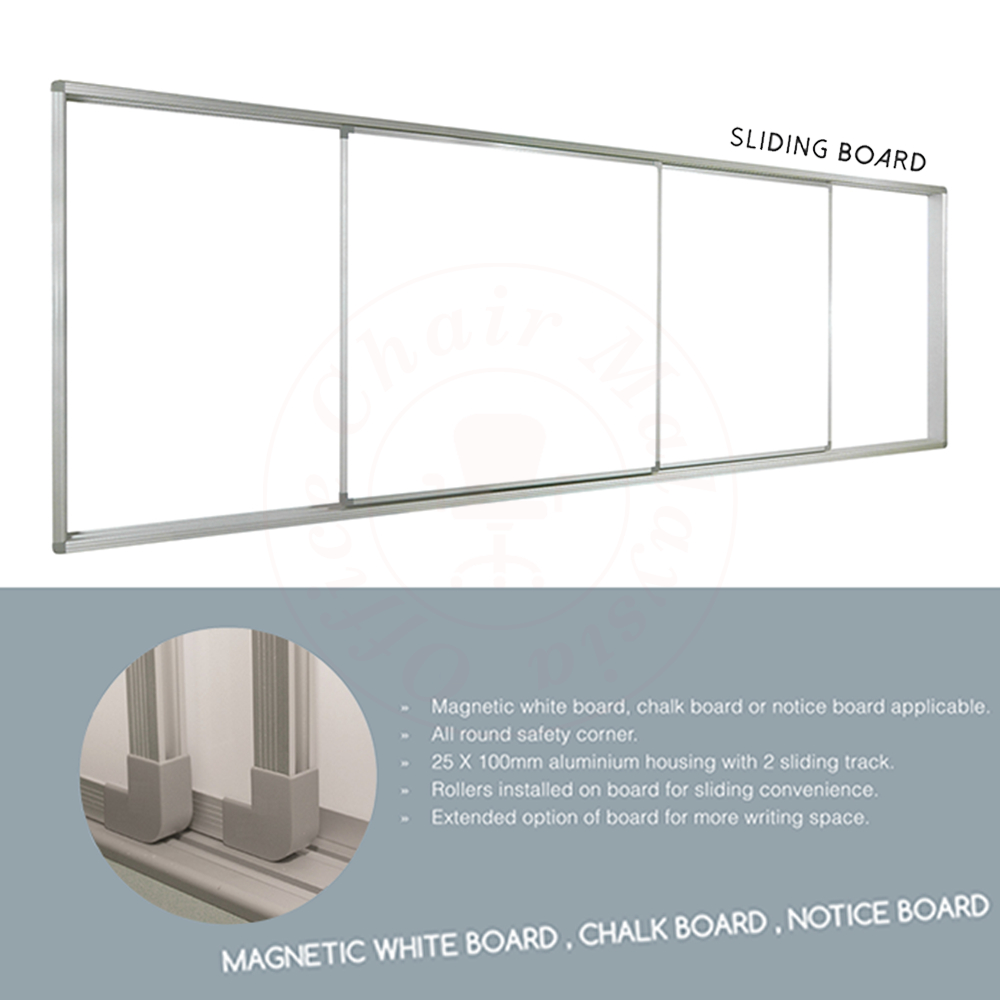 Sliding Board / Sliding Magnetic Whiteboard / Sliding Notice Board ...