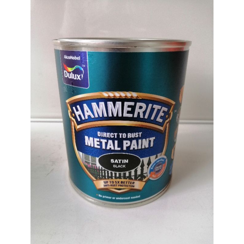 2500ml Hammerite Satin metal paint/cat besi Satin(DIRECT TO RUST ...