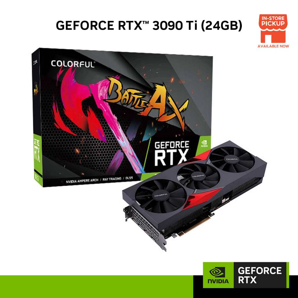 NVIDIA® Graphic Card COLORFUL - GeForce RTX™ 3090 Ti NB EX-V (24G ...
