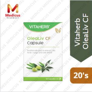 Vitaherb OleaLiv CF Capsule 20's (Exp: 12/2024) | Shopee Malaysia