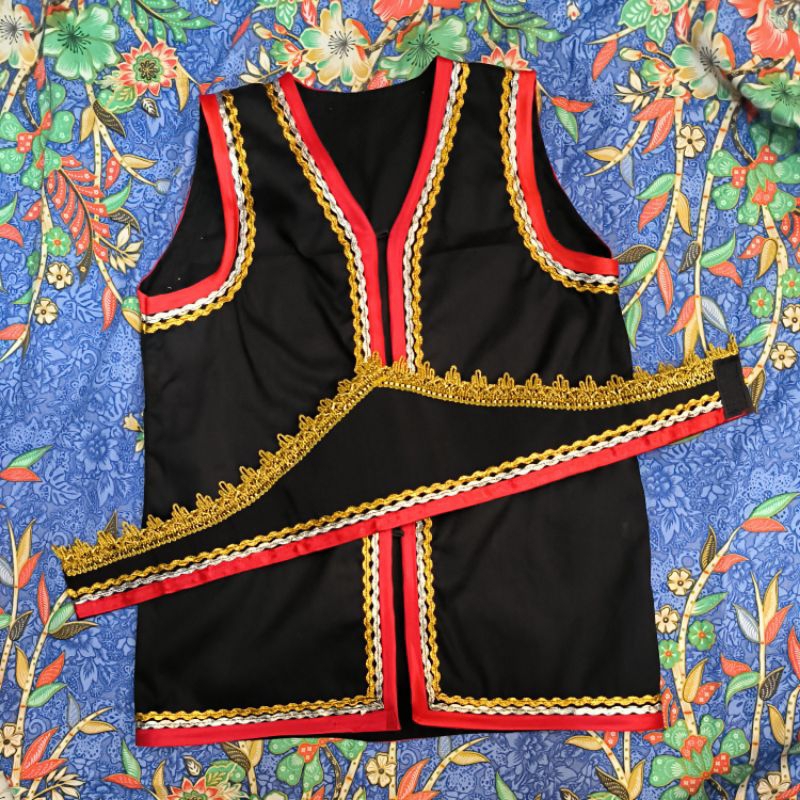 Bidayuh Kids Costume ~ Vest Baju Bidayuh Versi Budak ~ Combo Set ...