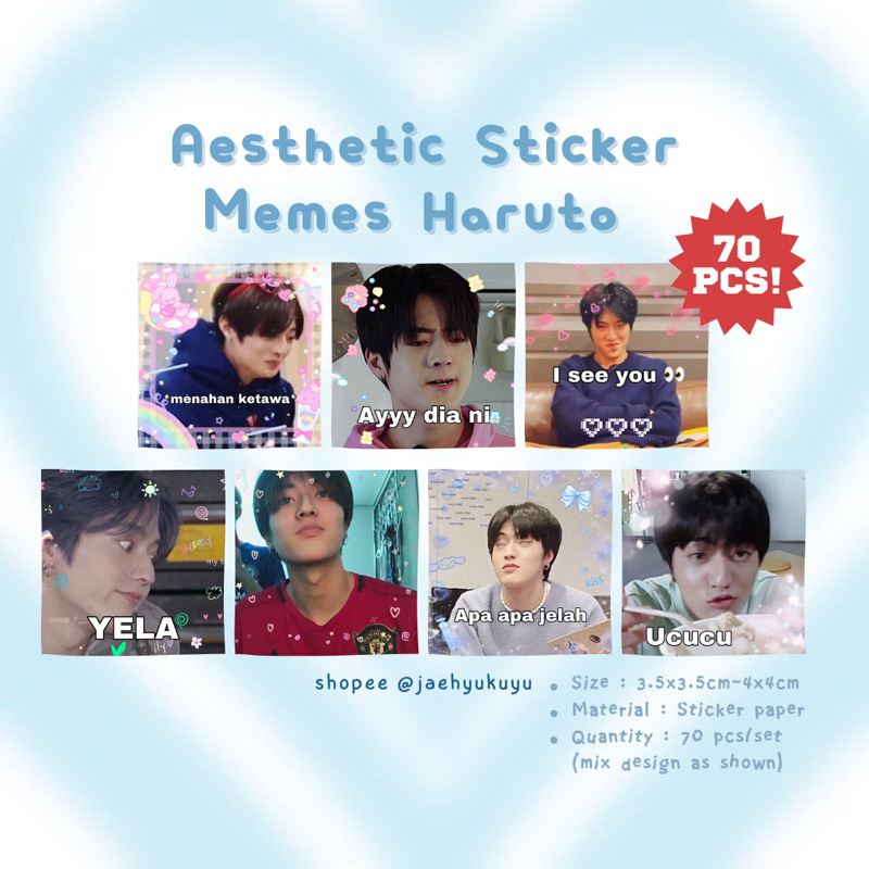 (P3) TREASURE Happy Mail Sticker Aesthetic Memes Cute Stickers Set Deco ...