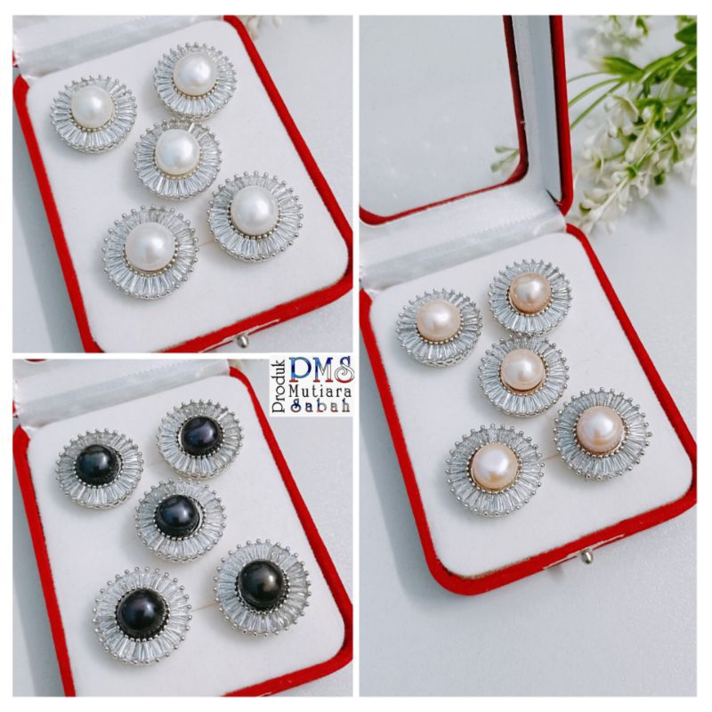 FREE BOX 🎁 EXCLUSIVE 🌟: BUTANG BAJU MELAYU MUTIARA ASLI SABAH | Shopee ...