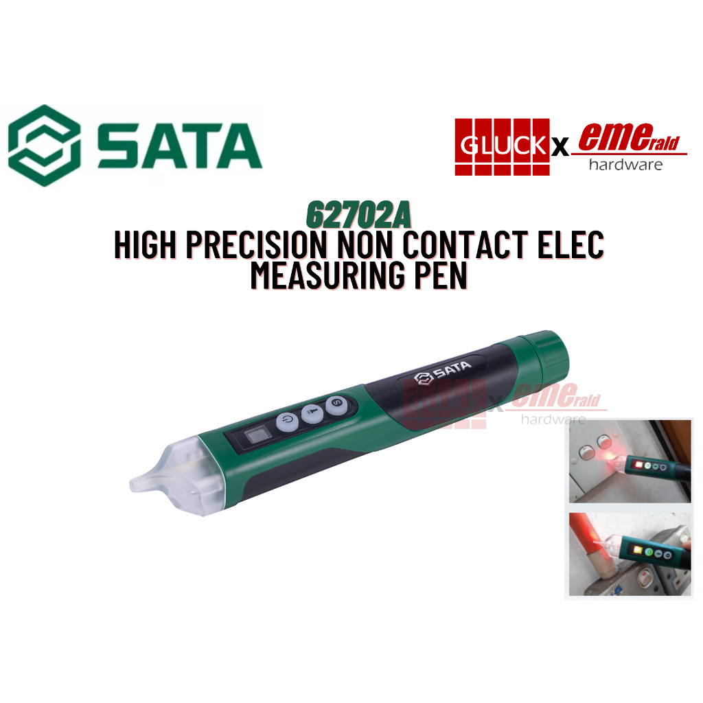 SATA 62702A High Precision Non-Contact Voltage Detector PEN TEST ...
