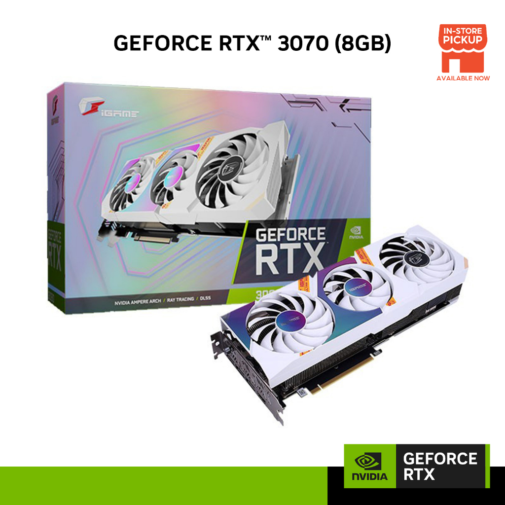 NVIDIA® Graphic Card COLORFUL iGame - GeForce RTX™ 3070 Ultra W OC LHR ...