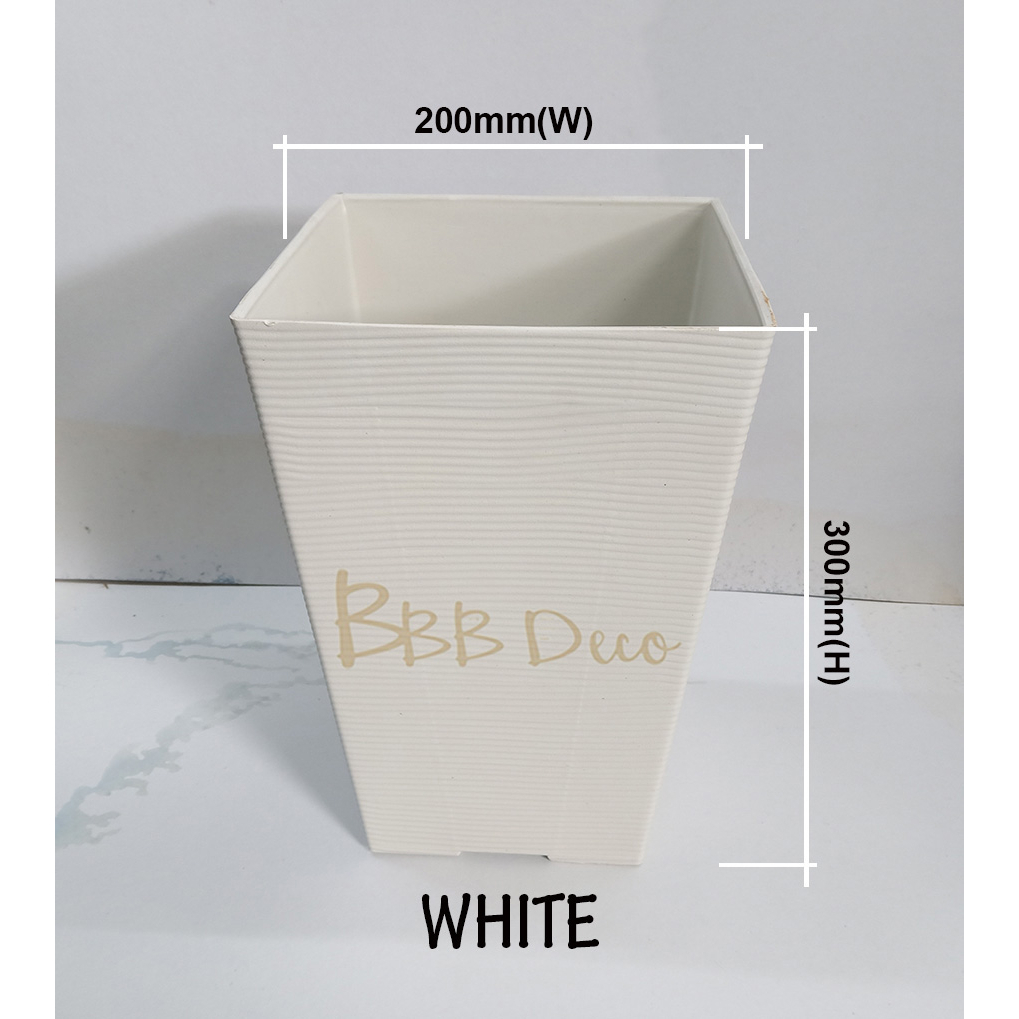 FELTON SQUARE FLOWER POT 2512 /PASU BUNGA SEGI EMPAT PLASTIC 2512_FOR ...