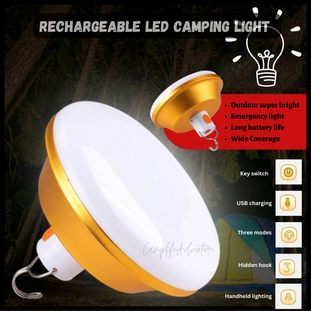Lampu Camping Cas Bateri Tahan Lama Led Pasar Malam Night Marke Light ...