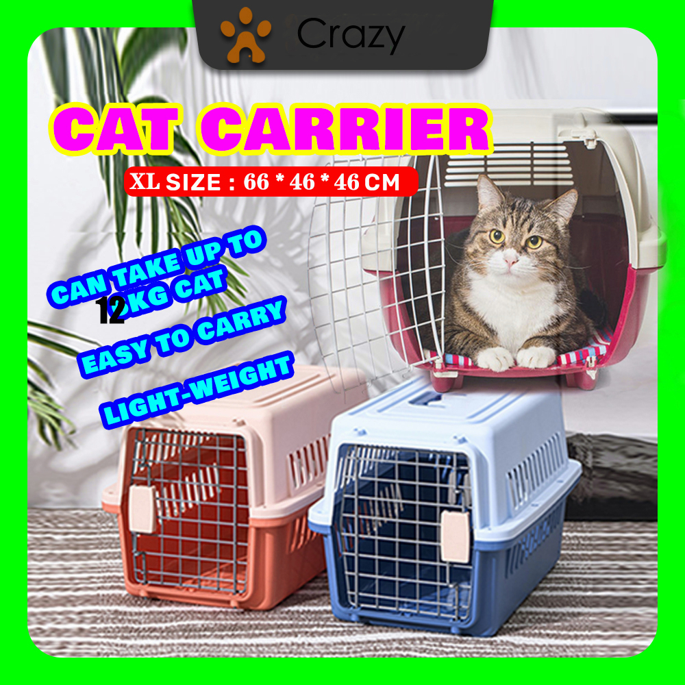 Pet Cat Dog Bag Beg Carrier With Handle Pet Carrier Cat Carrier Sangkar ...