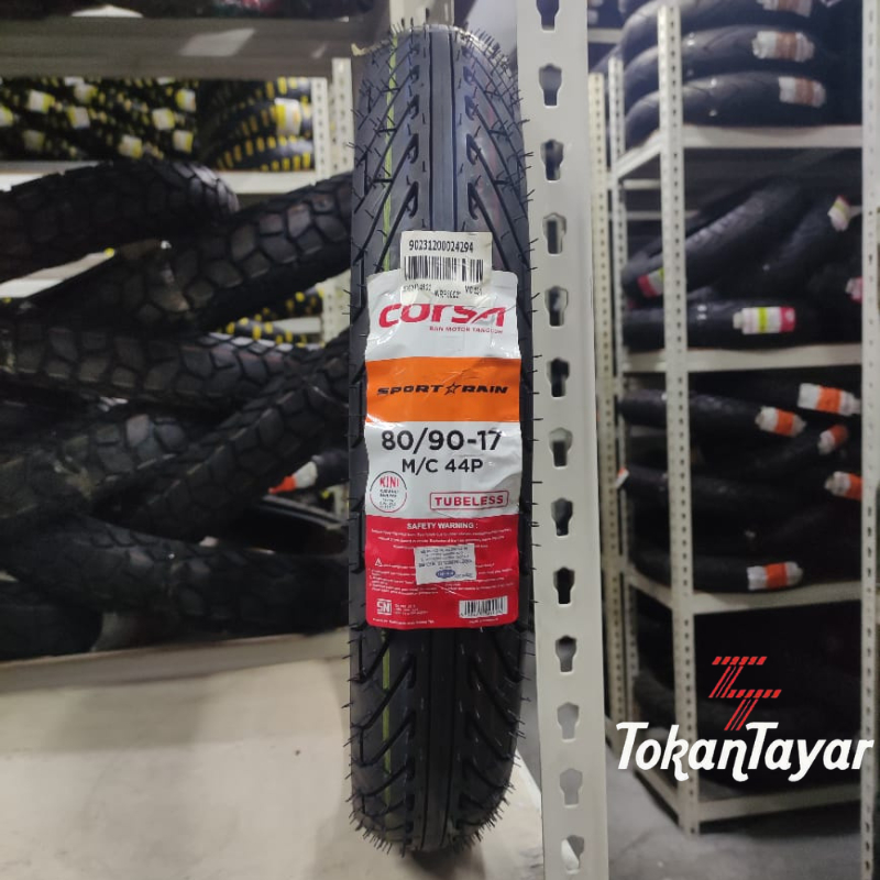 CORSA SPORT RAIN TUBELESS TAYAR MOTOR CORSA SPORT RAIN BARU MURAH TAYAR ...