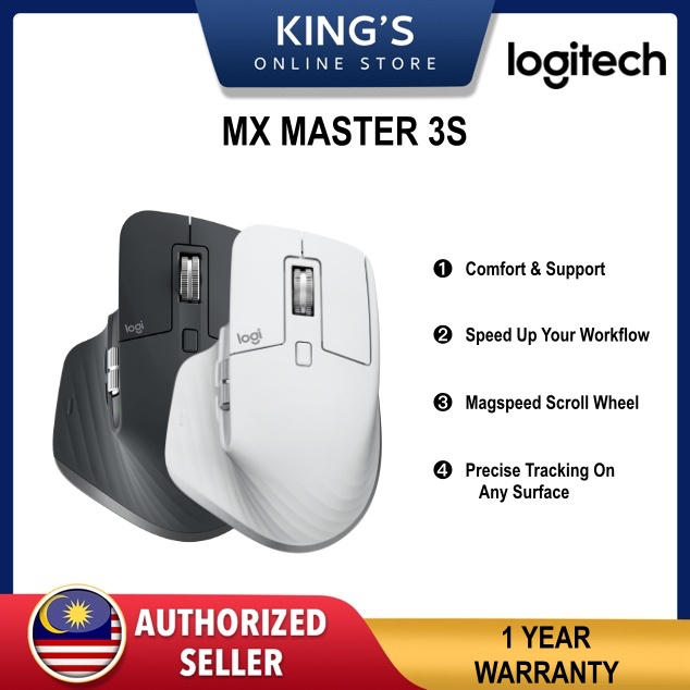 Logitech MX Master 3S / Master 3 Advanced Wireless Mouse | Shopee Malaysia