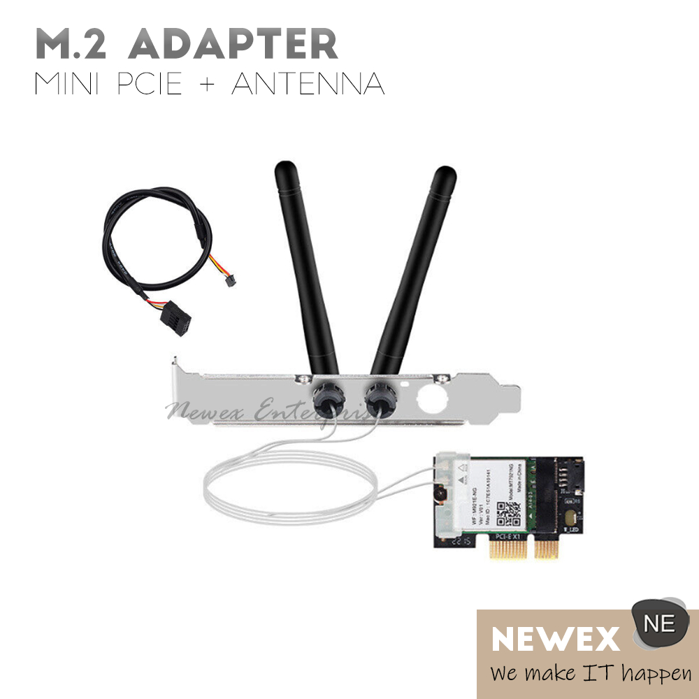 M.2 WiFi Adapter NGFF Key A-E PCIE WLAN Module M.2 2230 | 2242 Slot For ...