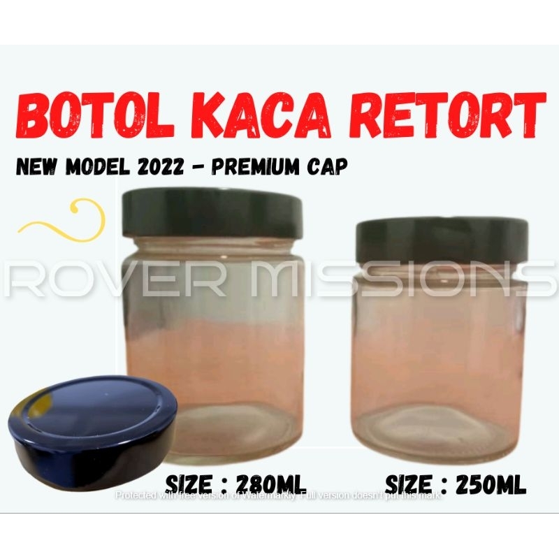 36pcs Botol Kaca Sambal Paste Retort Kaca Tebal Kualiti Tahan Haba 250ml & 280ml | Shopee Malaysia