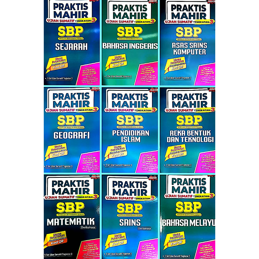 [ Mahir ] Praktis Mahir Ujian Sumatif Tingkatan 3 SBP Sekolah Berasrama ...