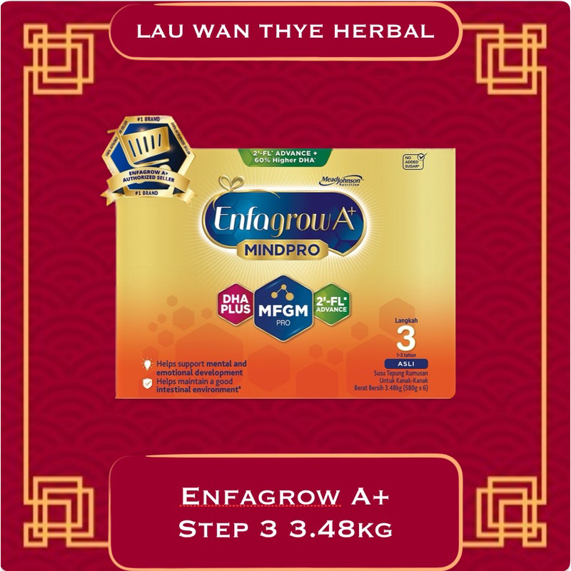 *After Cashback RM295.20 * Enfagrow A+ MindPro 2FL Step 3 - 3.78kg / 3.48kg (Milk Formula ...