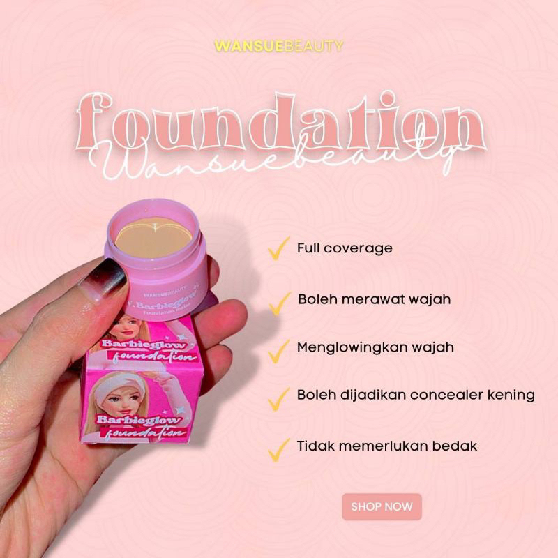 Foundation malas tomato glowing on the spot Wansue Beauty 💯 Original Hq ...