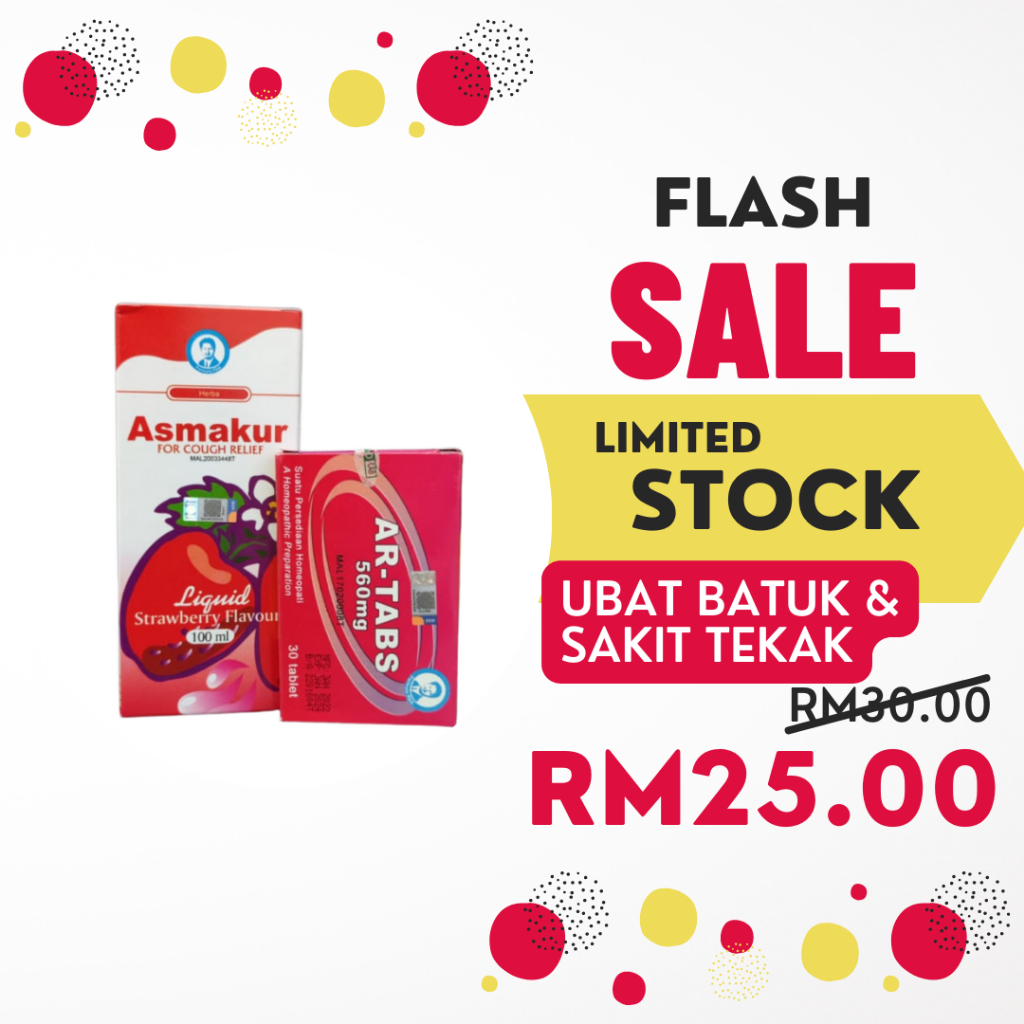 ASMAKUR | UBAT BATUK KAHAK | BATUK KERING | ASMA | Shopee Malaysia