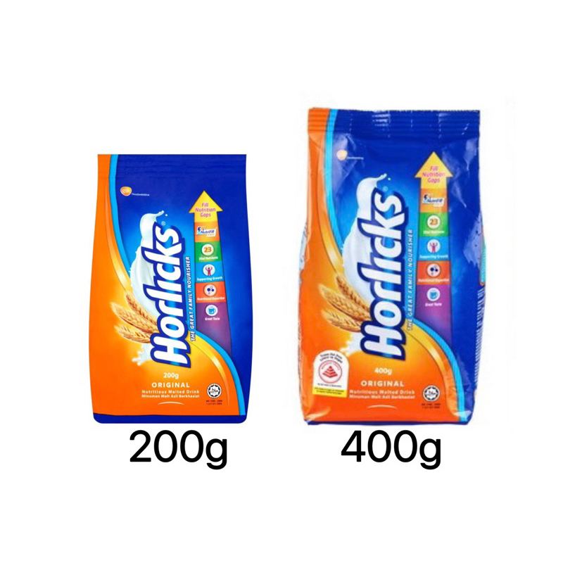 Horlicks Original Nutritious Malted Drink 200g/400g | Shopee Malaysia