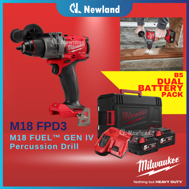 Milwaukee M18 FPD3-502X / M18 FID3 / Percussion Drill / Hammer Drill ...