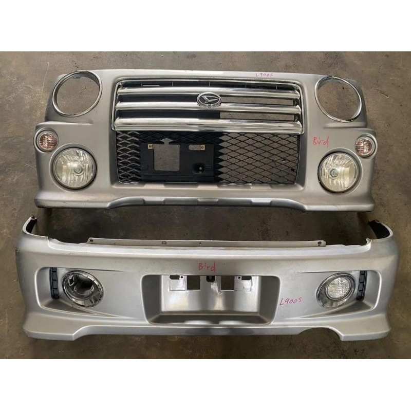 Daihatsu Move L900RS Front With Rear Bumper Chrome Set For Kenari Japan ...