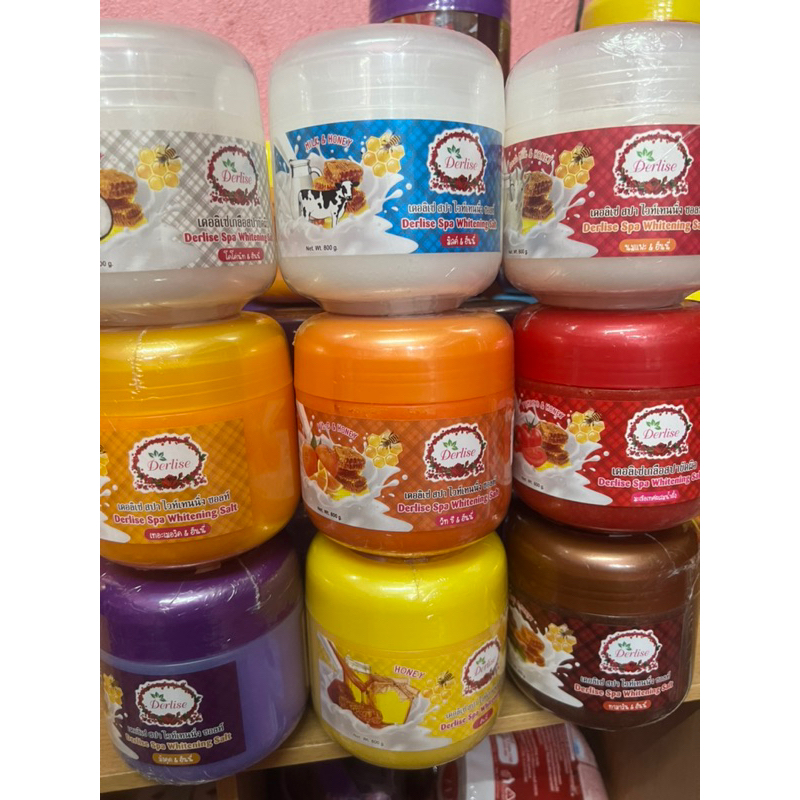 SCRUB GARAM SALT SPA(DERLISE)SCRUB GARAM PELBAGAI PERISA | Shopee Malaysia