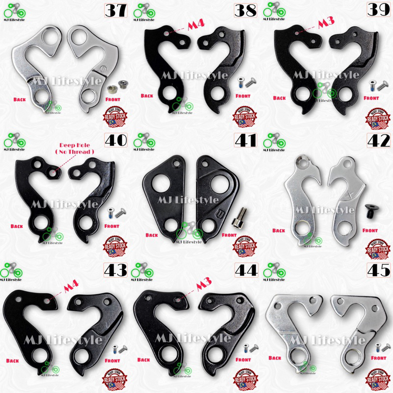 🔥[37-72] Bicycle Frame Rear Derailleur Hanger RD Hanger Road Bike ...