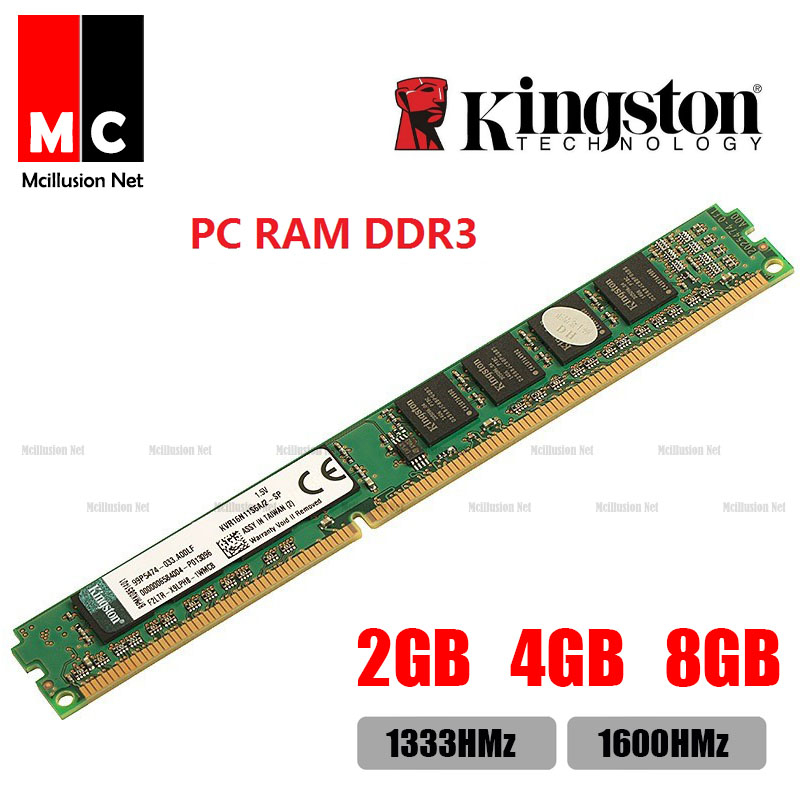 Kingston Ram DDR3 4GB 8GB PC3 1600 MHz Desktop Memory 240pin 8G 1600mhz ...